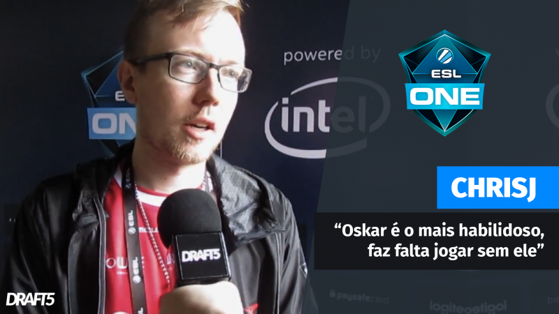 chrisJ: "Oskar é o mais habilidoso, faz falta jogar sem ele" | DRAFT5 ...