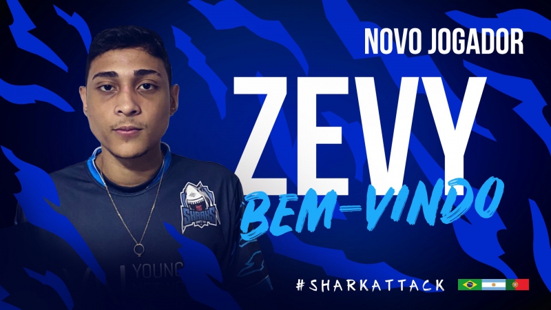 Sharks oficializa adição de zevy | DRAFT5 - Notícias e Coberturas CS