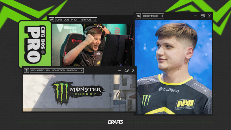 Config dos Pro by Monster: Oleksandr "s1mple" Kostyliev | DRAFT5 - Notícias e Coberturas CS