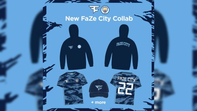 Manchester City revela prévia de uniforme em parceria com a FaZe Clan ...