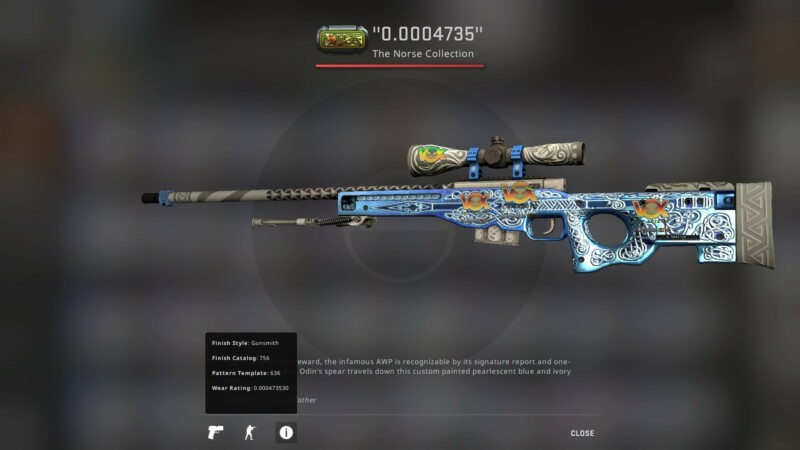 Colecionador aplica quase R$ 400 mil em adesivos em AWP Gungnir ...