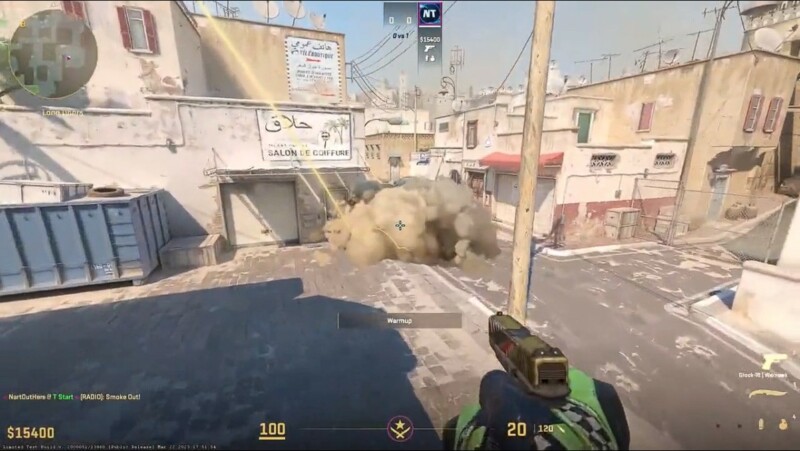 Criador de conteúdo mostra nova smoke para o domínio do fundo da Dust2 no CS2 | DRAFT5 ...