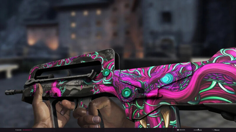 Artista cria skin para FAMAS com temática de duas cores e resultado é ...