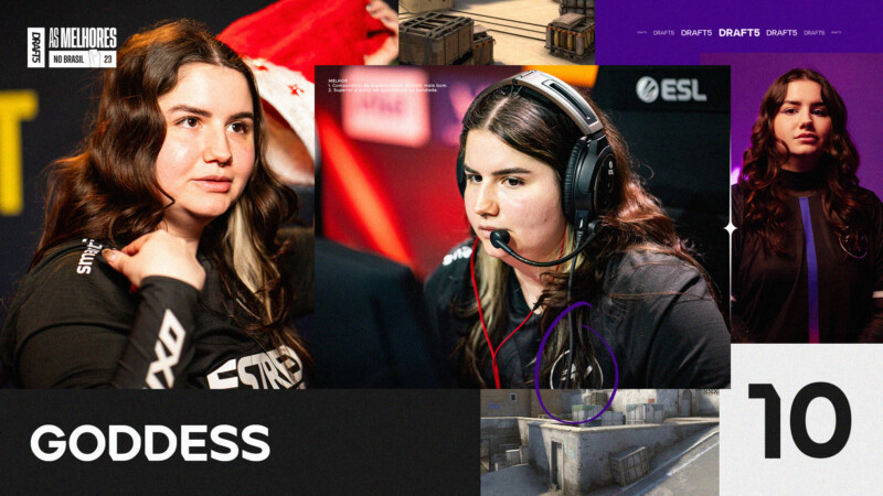 As melhores no Brasil em 2023: (10) - Lara "goddess" Baceiredo | DRAFT5 - Notícias e Coberturas CS