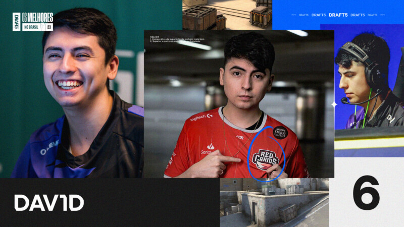 Os melhores no Brasil em 2023: (6) – David "dav1d" Tapia | DRAFT5 - Notícias e Coberturas CS