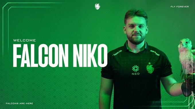 Falcons anuncia contratação de NiKo | DRAFT5 - Notícias e Coberturas CS